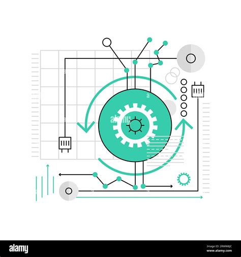 Network Connection Technology Innovative Connect Device Vector Illustration Stock Vector Image