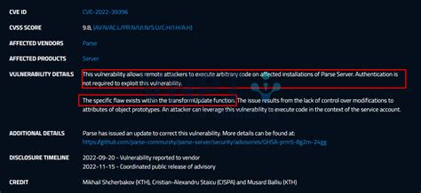 Phân Tích Lỗ Hổng Parse Server Prototype Pollution Remote Code Execution Cve 2022 39396 Vnpt