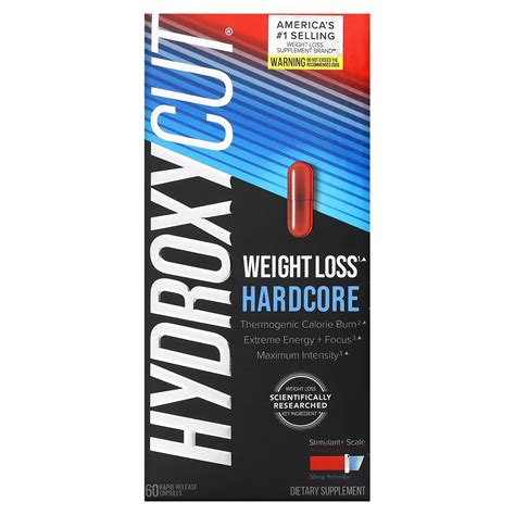 Hydroxycut Weight Loss Hardcore 60 Rapid Release Capsules