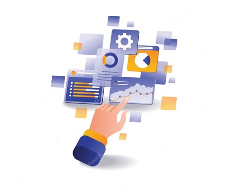 Premium Vector Professional Data Analysis Process