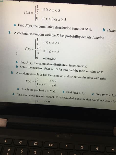 Cumulative Distribution Functions Raskmath