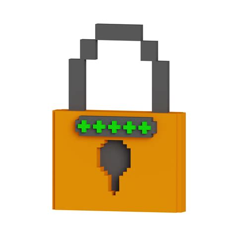 3d Icon Lock Cyber Security Illustration Concept Icon Render 25277616 Png