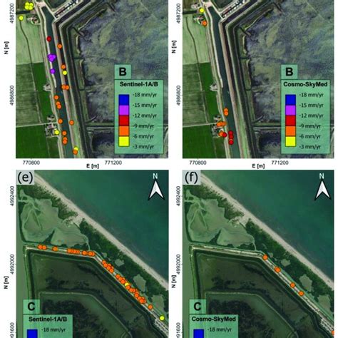 Comparison Between Sentinel 1 And Csk Ps Data Due To The High Download Scientific Diagram