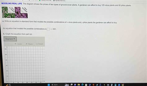 Solved Big Ideas Math Null Modeling Real Life The Diagram Shows The Prices Of Two Types Of