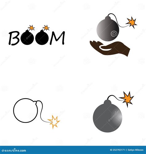 Fondo Vectorial De Icono De Boom Ilustración Del Vector Ilustración