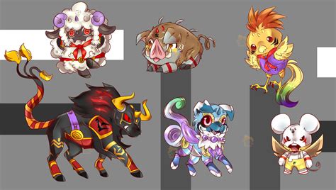 Digimon X Pokemon Devas Set Open By Pikachim22 On Deviantart