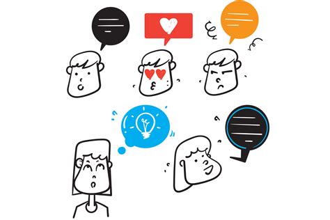 Doodle Speech Bubble Chat Box Graphic By GwensGraphicstudio Creative Fabrica