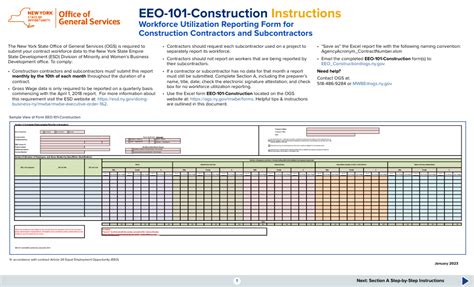 Download Instructions For Form Eeo 101 Workforce Utilization Reporting
