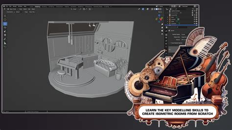 Artstation Blender 3 Beginners Step Step Guide To Isometric Rooms