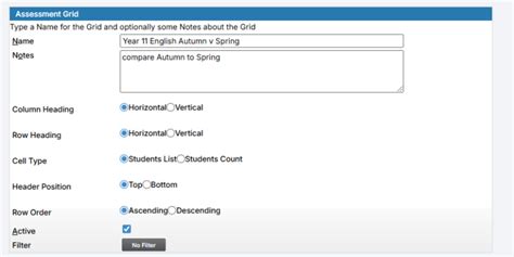 How To Create Assessment Grids Bromcom Documentation Centre
