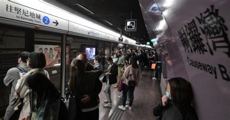 銅鑼灣站路軌裂紋已臨時加固 港島綫列車服務逐步恢復正常 星島日報