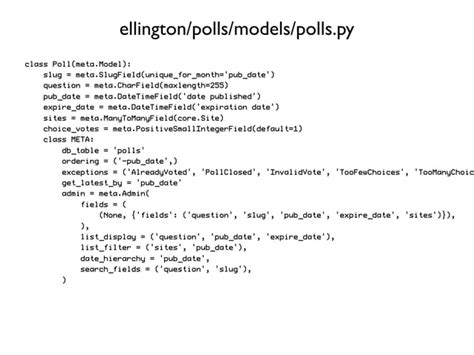 A Brief History Of Django Model Syntax Pdf Databases Computer Software And Applications