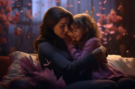 Premium Photo Motherdaughter Bonding Moments That Emphasize Love 00473 02