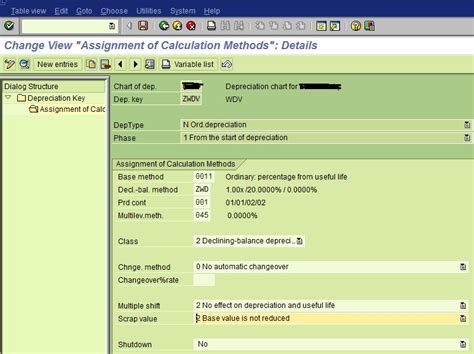 Depriciation Key For Wdv According To Useful Life Sap Community