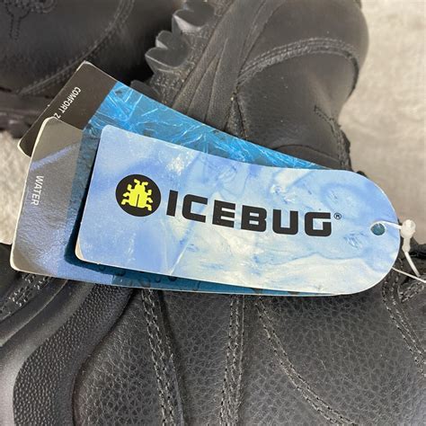 Icebug Sorix2 Boots Womens Size 55 Black Winter Waterproof Bugrip Snow