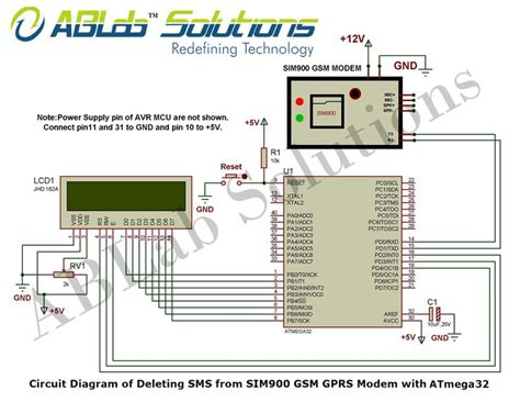 Deleting Sms From Sim900 Gsmgprs Modem With Avr Atmega32 Microcontroller Modem
