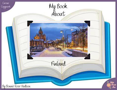 My Book About Finland With Cursive Copywork Made By Teachers