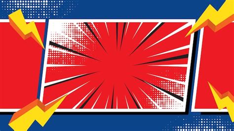 하프 톤 효과와 만화 배경 프리미엄 벡터