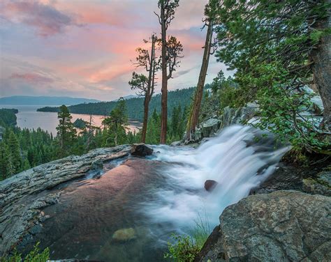 Waterfalls At Lake Tahoe