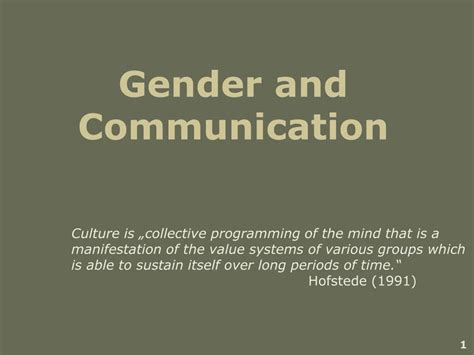 PPT Gender And Communication PowerPoint Presentation Free Download ID