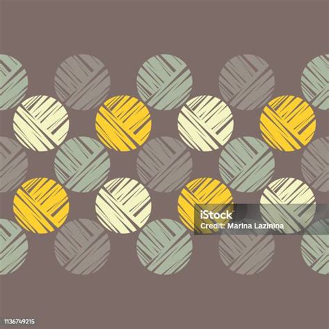 폴카 도트 완벽 한 패턴입니다 해칭 텍스처와 원의 모자이크 0명에 대한 스톡 벡터 아트 및 기타 이미지 0명 공 스포츠 장비 기하 Istock