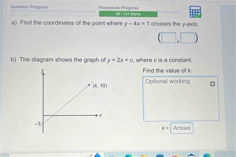 Solved Question Progress Homework Progress 99 141 Marks A Find The