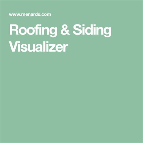 Roofing And Siding Visualizer Roof Siding Roofing House Exterior Roofing And Siding Visualizer Roof Siding Roofing House Exterior