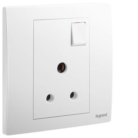 Mallia Senses 1 Gang Bs Switched Socket Outlet 5a 281132mw 3414972070416 Legrand
