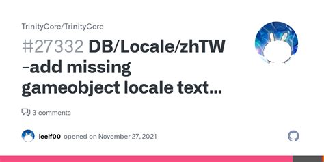 Dblocalezhtw Add Missing Gameobject Locale Text For Zhcnzhtw