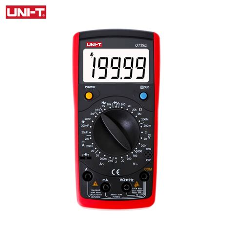 Uni T Multimeter Digital Ut39e 20a 750v 1000v Ac Dc Current Voltage Meter Frequency Capacitance