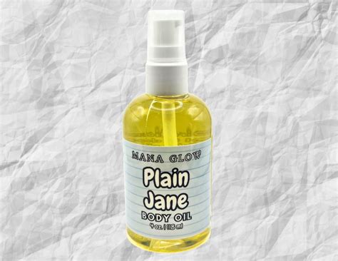 Plain Jane Dry Body Oil Unscented Moisturizing Lightweight Etsy