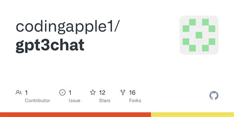 Github Codingapple1gpt3chat