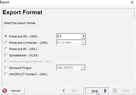How To Export Primavera P6 Data Ten Six Consulting