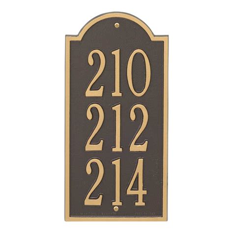 Town House Multi Unit Address Number Sign