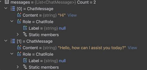 QUERY How To Deserialize OpenAI ChatMessage Correctly Issue