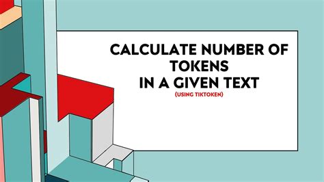 How To Calculate Number Of Tokens In A Given Text Youtube