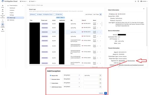 Technical Tip Known Attack Signature Exception Ru Fortinet Community