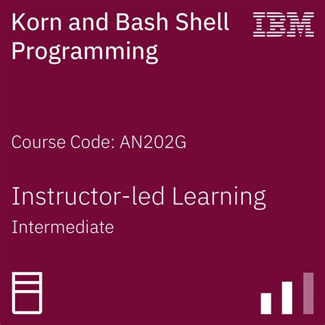 korn and bash shell scripting specialist code an202g credly