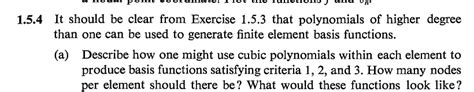 3 consider a finite element with three nodes one at
