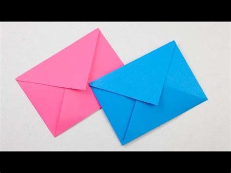 How To Make An Envelope Out Of Paper With Your Own Hands How To Make Envelope YouTube How