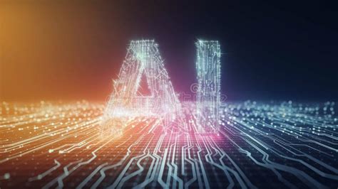 Exploring Ais Role In Digital Landscapes Stock Illustration Illustration Of Glowing Network