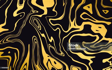 대리석 질감입니다 골드의 다이나믹 리퀴드 패턴 황금 물결 모양 라인 디자인 프로젝트에 대 한 벡터 유체 배경입니다 0명에 대한