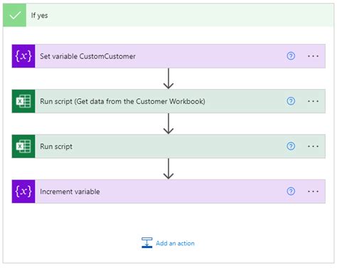 get property value from object array returned by excel script