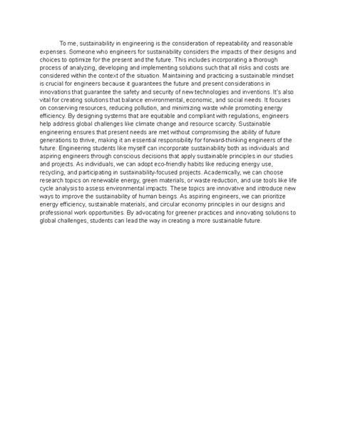 Class 7 Engineering For Sustainability Principles And Practices