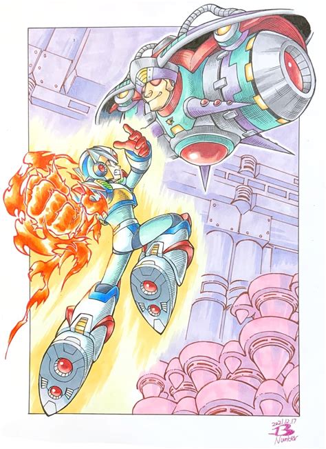 X Second Armor X And Agile Mega Man And 2 More Drawn By Pn13ban
