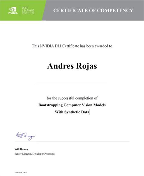 Nvidia Nvidiainception Nvidiajetson Nvidiaai Python Andres Felipe Rojas Parra