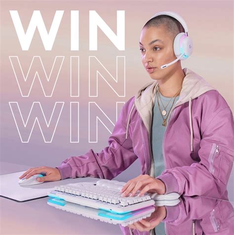 Win The Logitech Aurora Collection Including Wireless Mouse Keyboard And Headset