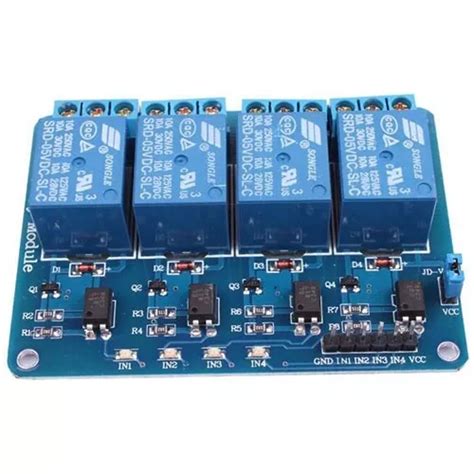El Modulo Relevadores Relay 4 Canales 5v Srd 05vdc Sl C Meses Sin Interés