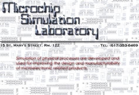 Microchip Simulation Laboratory Home