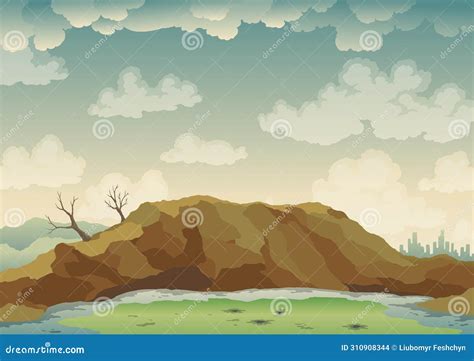 Water Polluted By Discharge Of Sewage From Industry Flows Out Of